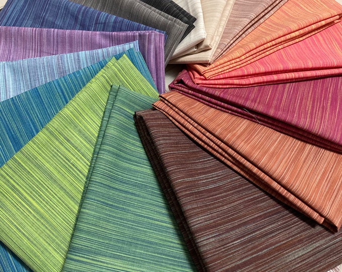 Space Dye Woven by Figo Fabrics - 16 Pc Fat Quarter Bundle - Etsy