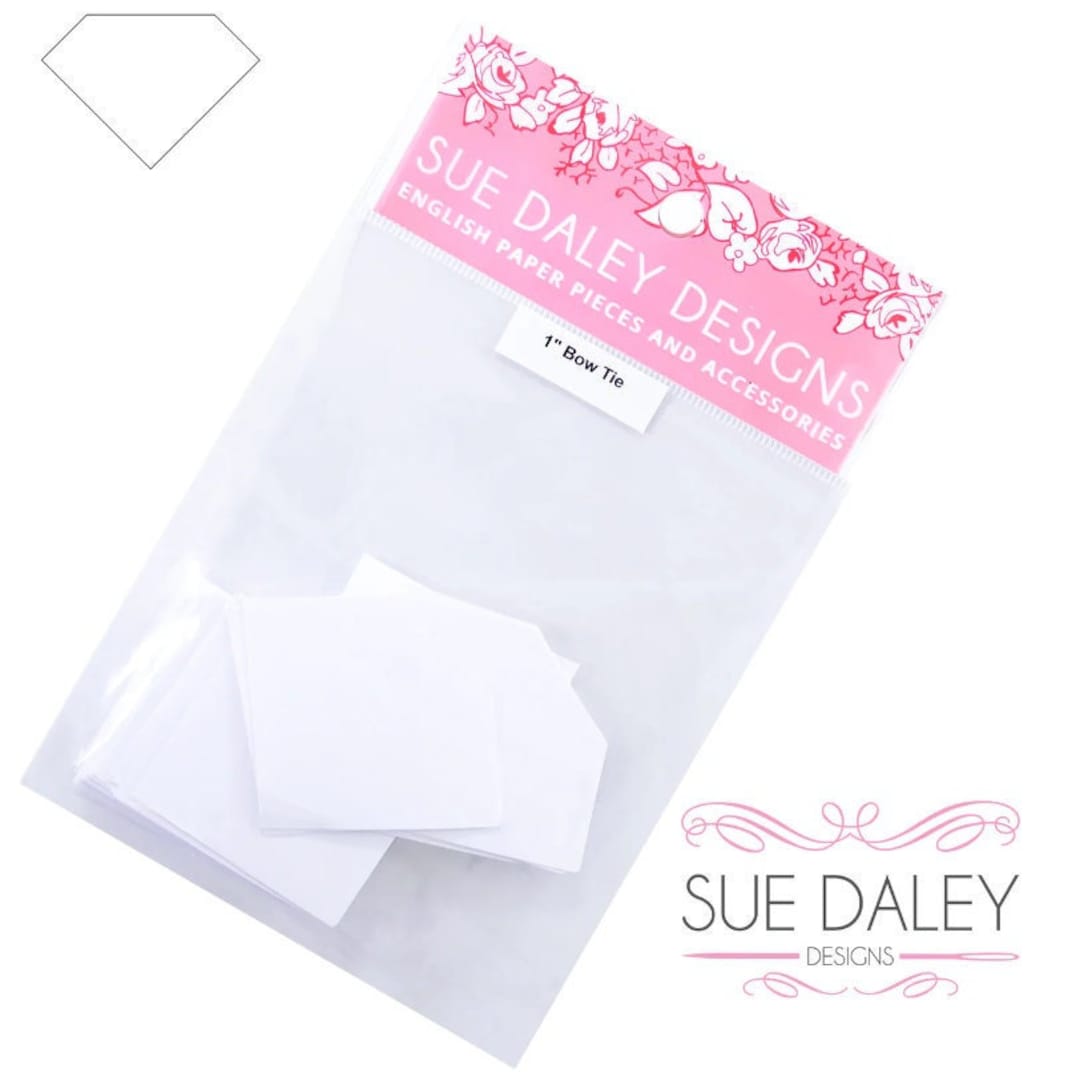 Bow Tie EPP Papers (100ct) With Template Option by Sue Daley Designs ...