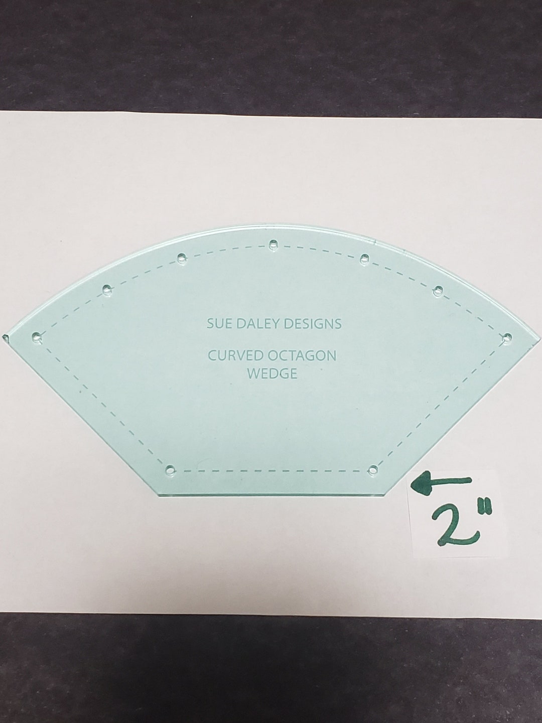 Curved Octagon Wedge EPP Papers (100) by Sue Daley Designs - Etsy