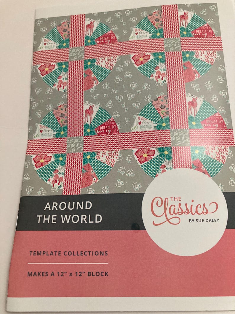 Around the World Template Collection for Traditional Piecing by Sue ...