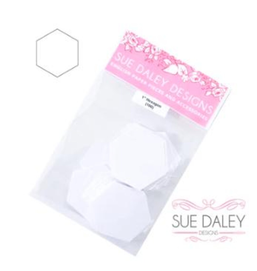Hexagon EPP Papers -all Sizes- With Template Option by Sue Daley ...