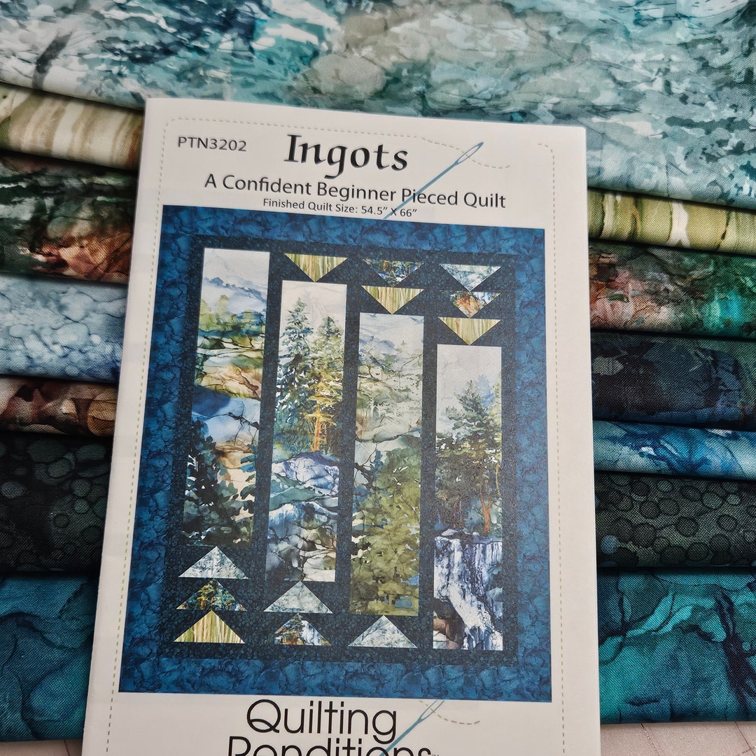 Ingots Quilt Kit Using Cedarcrest Falls Fabrics by Northcott and ...