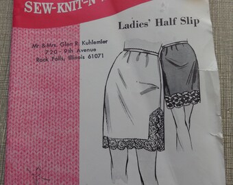 Half slip pattern | Etsy