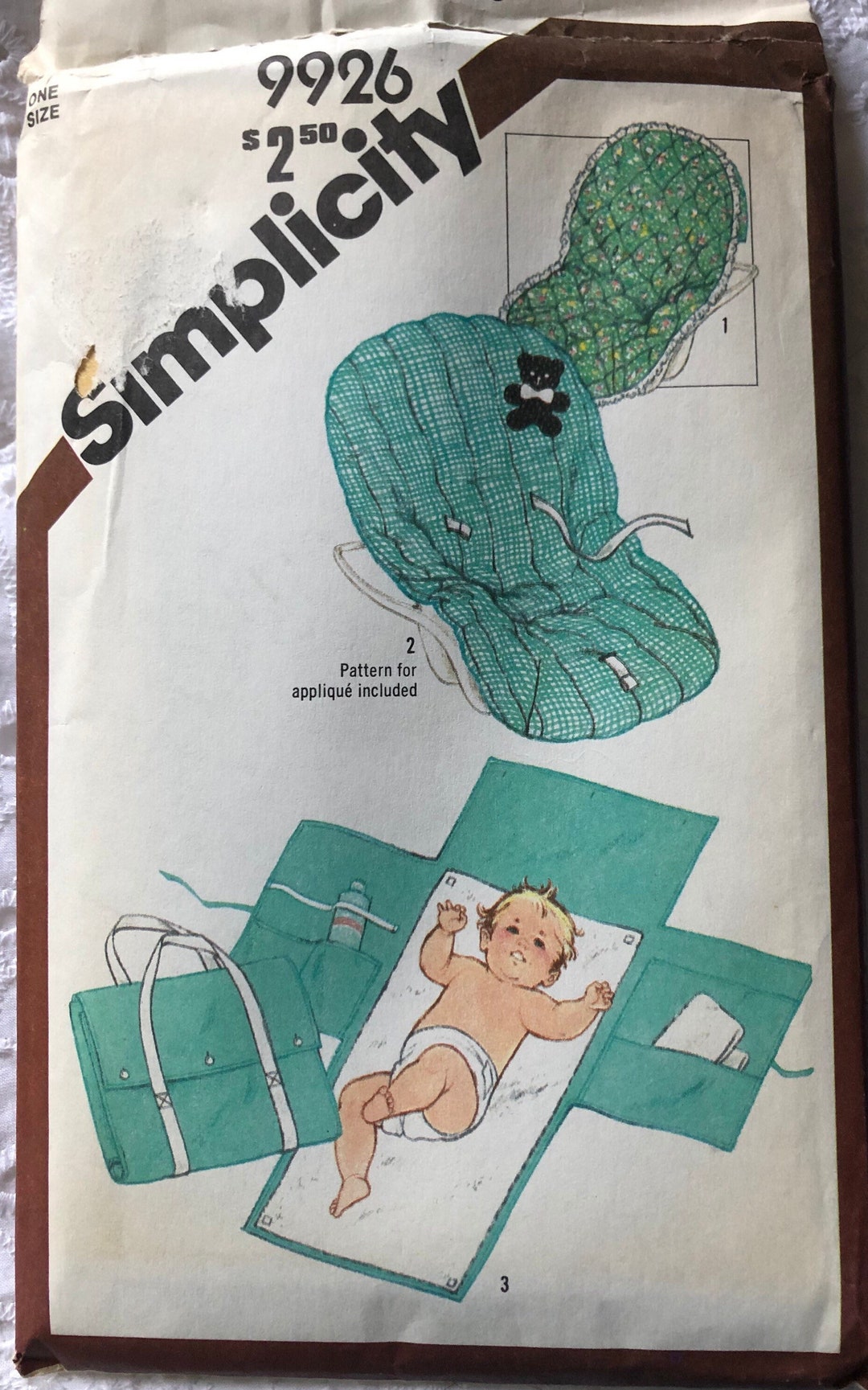 Babies' Accessories Incl. Travel Mat/tote and Seat Cover Vintage 80s ...