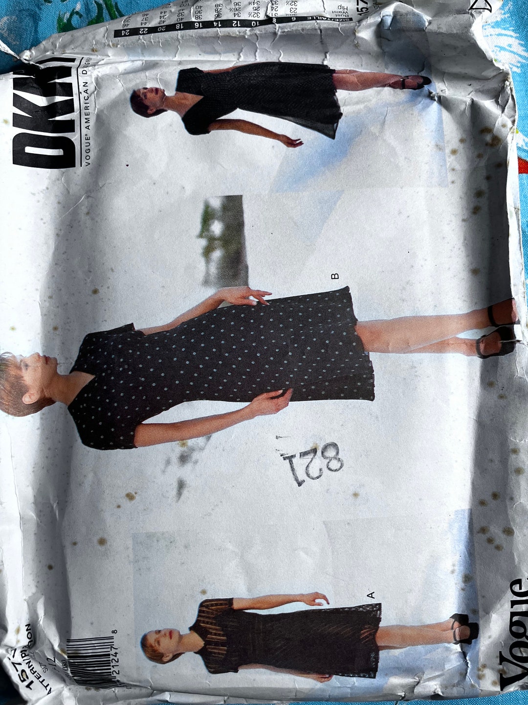 DKNY Design Dress With Neckline and Sleeve Variations in Sizes 8-12 ...