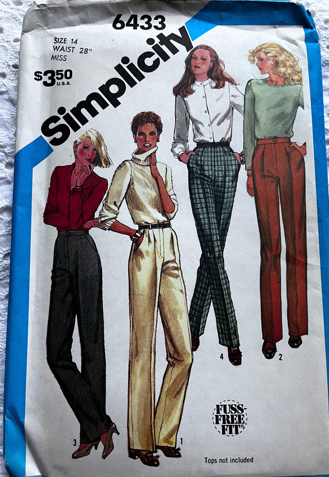 Pants and Trousers With Leg Variations, Size 14 Complete Uncut/ff ...