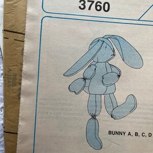 Country Rabbits in 3 Sizes and Clothes, Complete Uncut/ff Vintage 80s ...