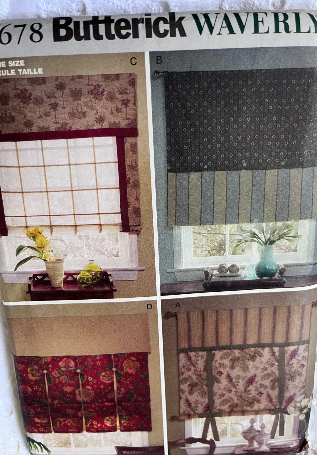 Window Treatments Incl. Shades and Valances Waverly Design Complete ...