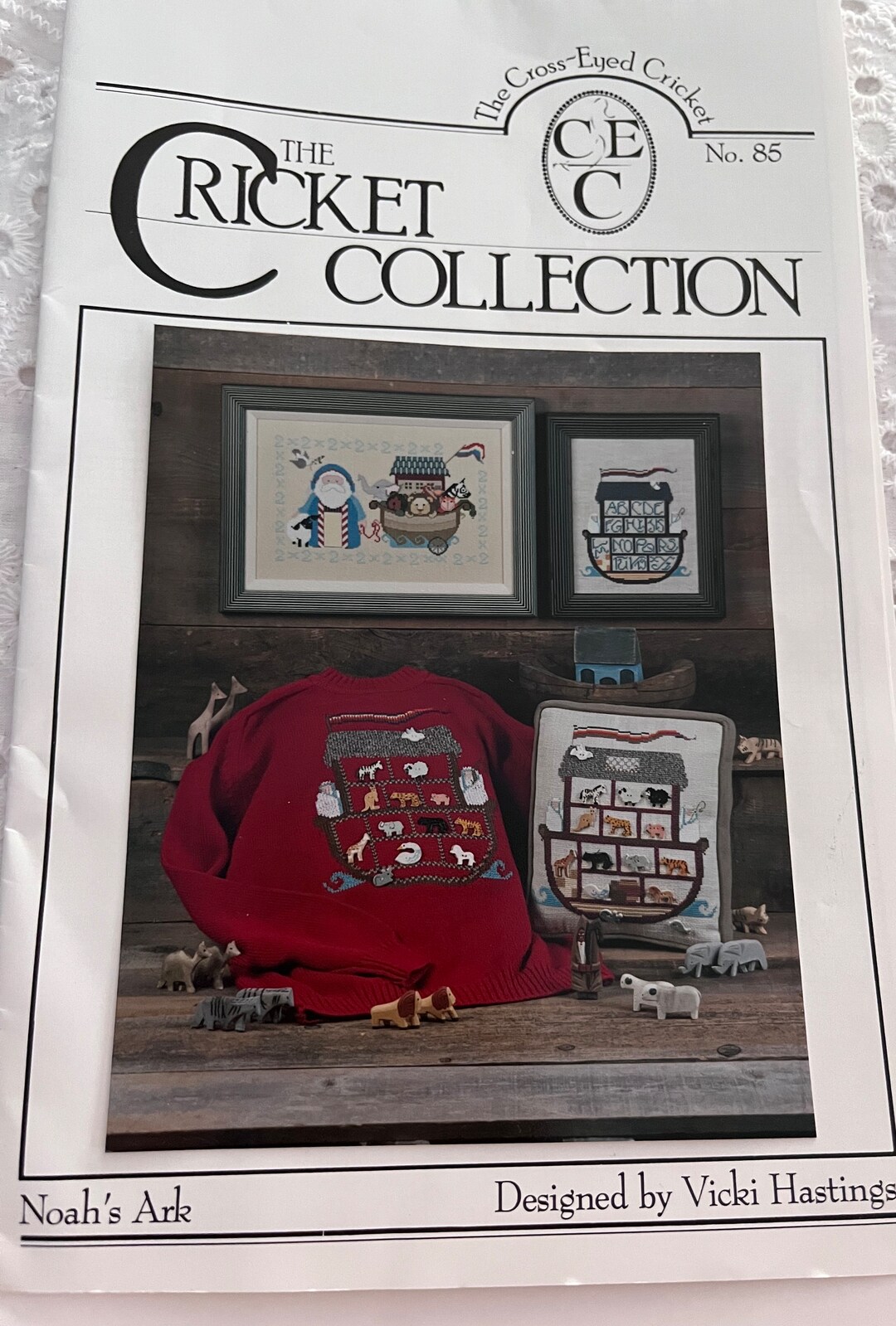 The Cricket Collection Noah’s Ark Cross Stitch Instructions Only Vicki ...