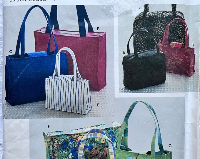 Pattern for Six Different Size and Shape Bags / Totes / Purse - Etsy