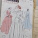 Vintage 1950s Butterick 5932 Sewing Pattern Bridal Gown With - Etsy