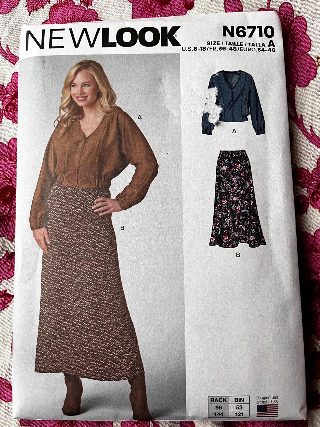 Jacket and Skirt Sewing Pattern in Sizes 8-18 Complete Uncut/ff New ...