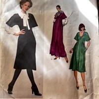 Uncut Vogue Sewing Pattern 1445 Sewing Pattern for Shift Dress by ...