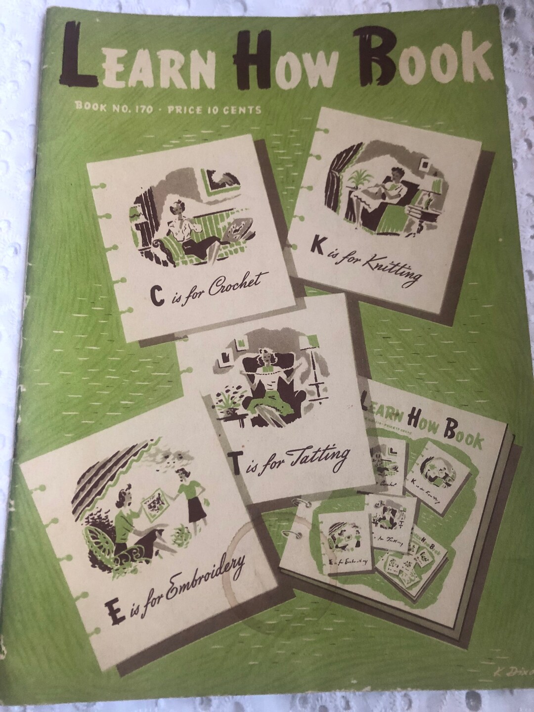 Learn How Book No. 170, Vintage 40s the Spool Cotton Co 50 Pages ...