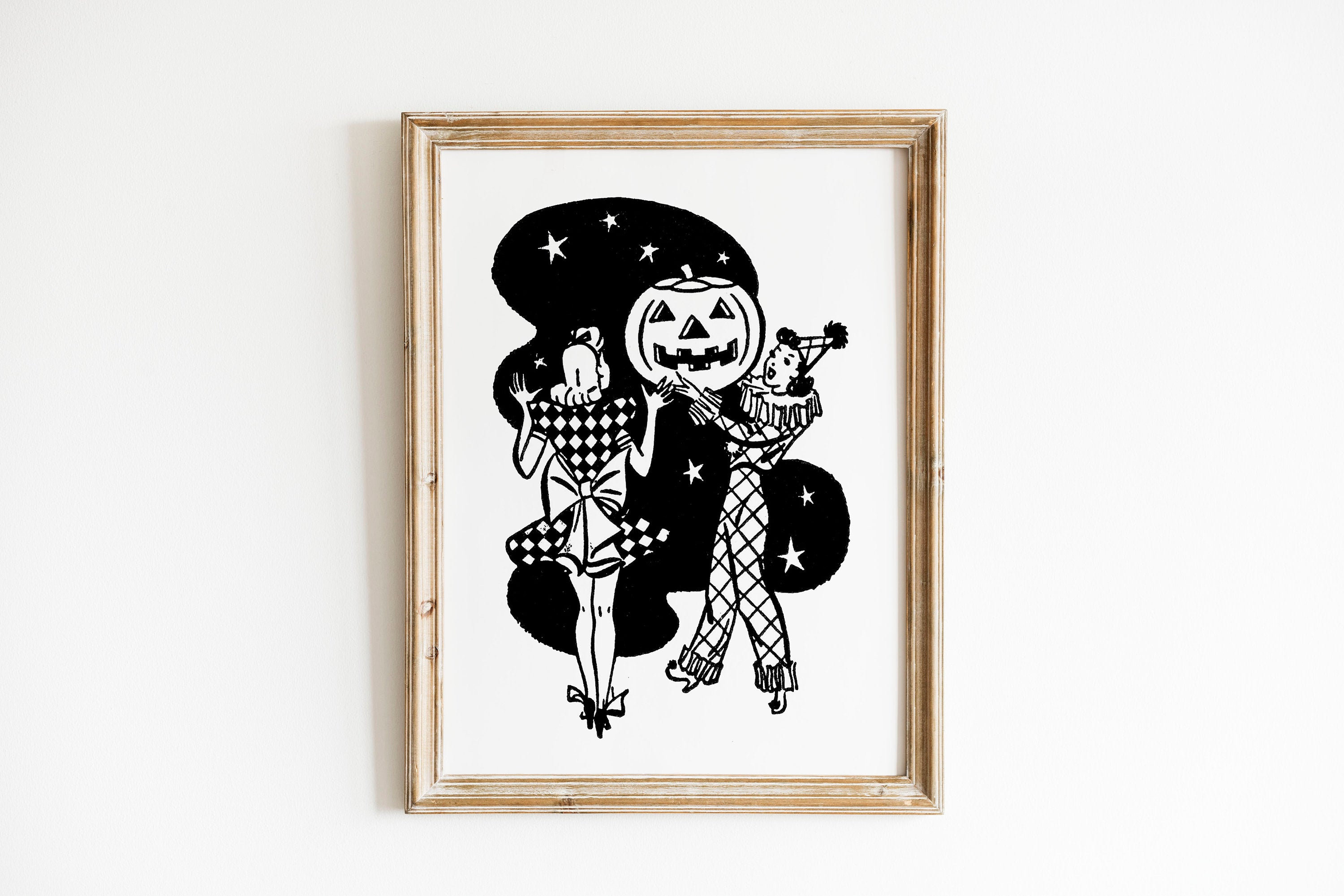 Vintage Halloween Poster // Retro Halloween Art // Classic | Etsy