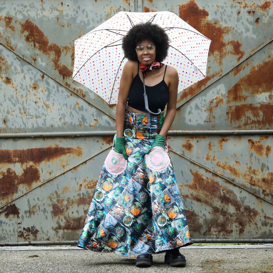 Origo Maxi Skirt Fish - Svm - Etsy