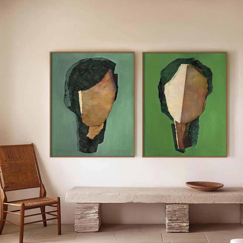 Diptych Art - Etsy