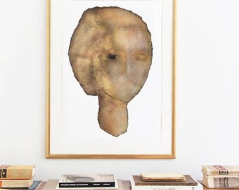 Extra Large Face Art - Etsy
