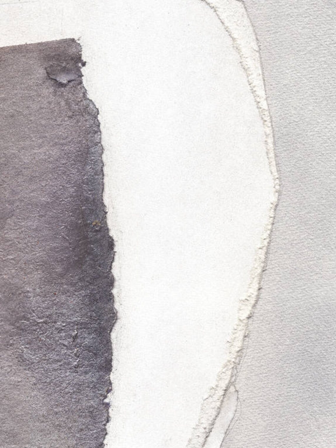 Minimalist Grey Art Print Abstract Artwork of Original Smooth - Etsy