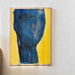 Deep Shadow Man Head Contemporary Modern Art Print Large - Etsy