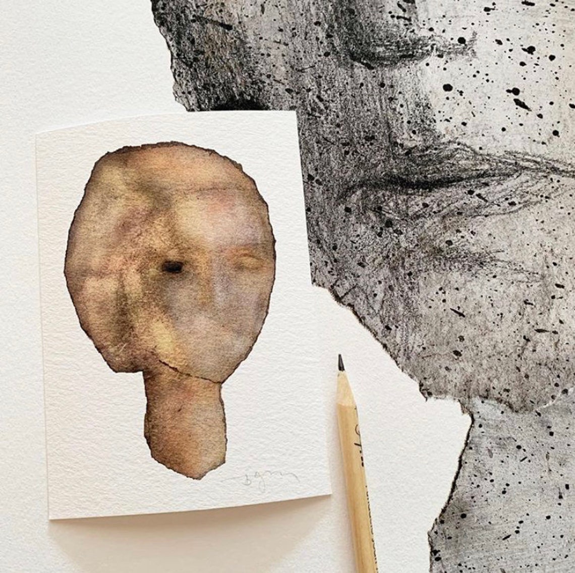 Mercy Oversized Abstract Woman Face Wall Art Extra Large - Etsy