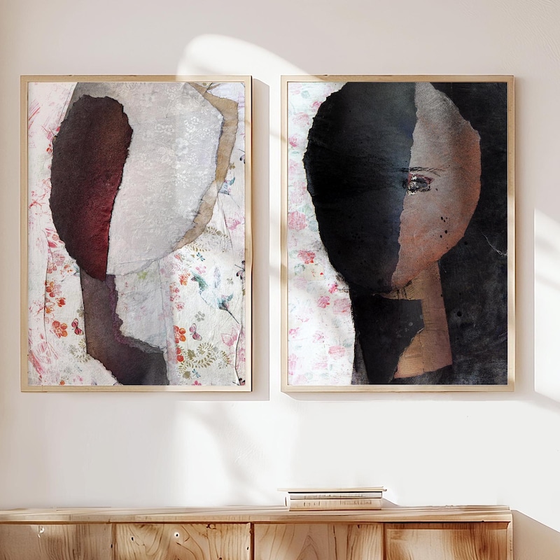 Diptych Art - Etsy