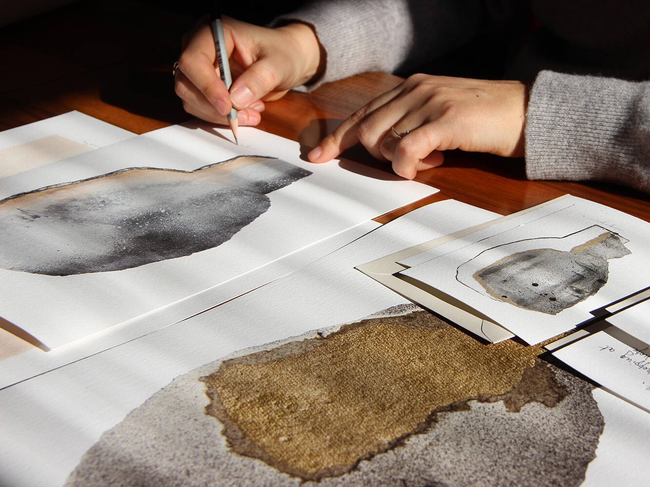 Disappearing Sound Large Modern Wall Art Print of Original - Etsy