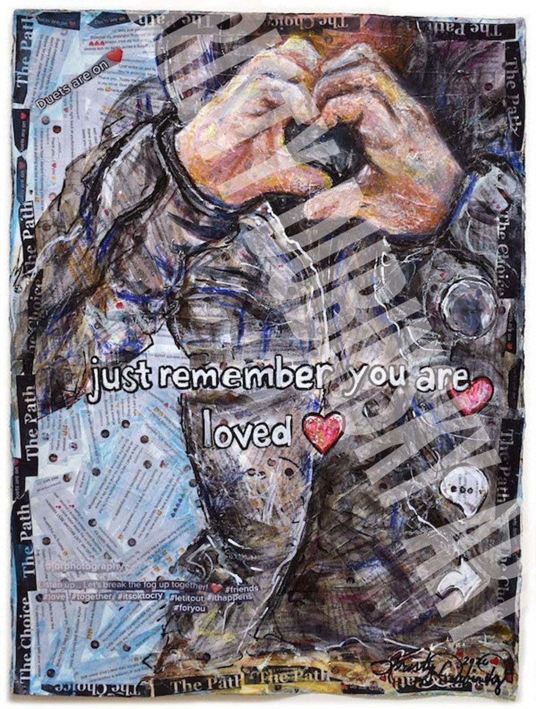 You Are Loved Inspirational Poster Print - Etsy