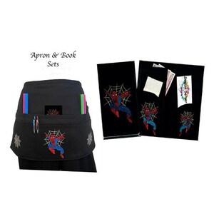 Server Book and Apron Sets/super Hero - Etsy