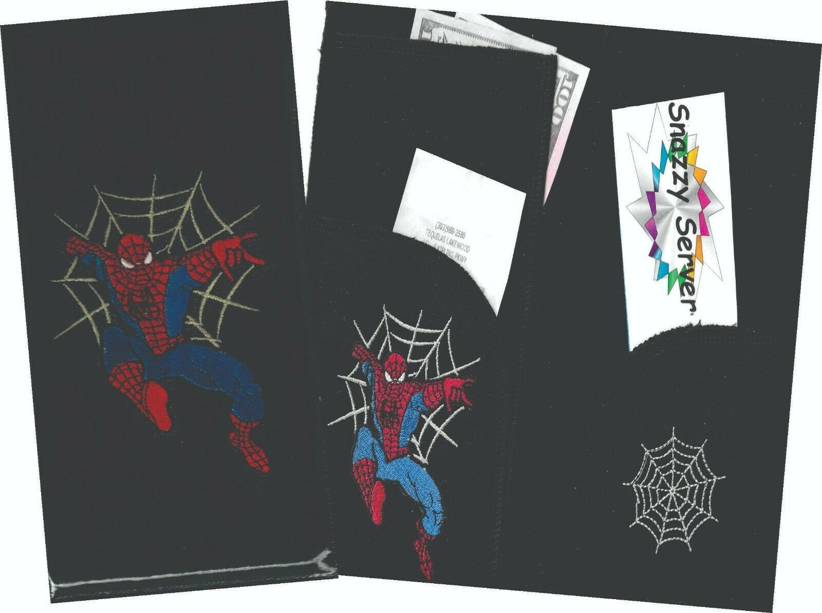 Server Wallet/super Hero and Villain Fabric - Etsy