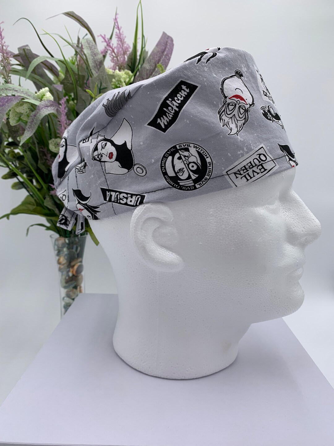 Disney Female Villains Unisex Scrub Cap Surgical Cap Scrub - Etsy