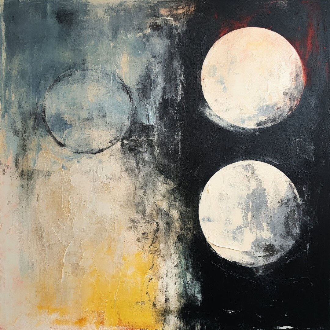 MOON CODE 2 Original Illustration Square Print - Etsy