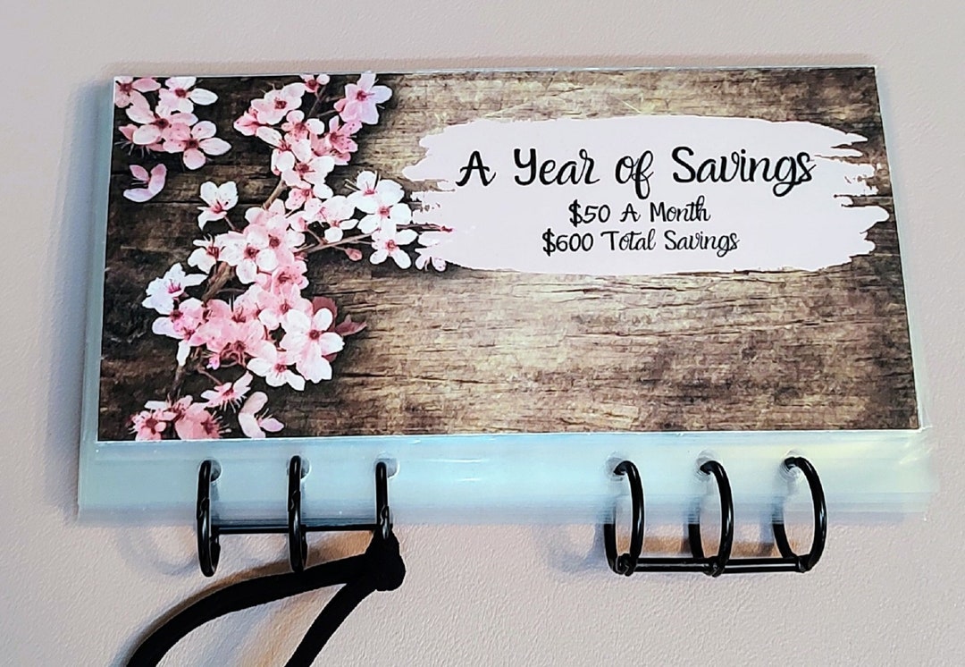 12 Month Scratch-off Savings Binder | A6 Size - Etsy