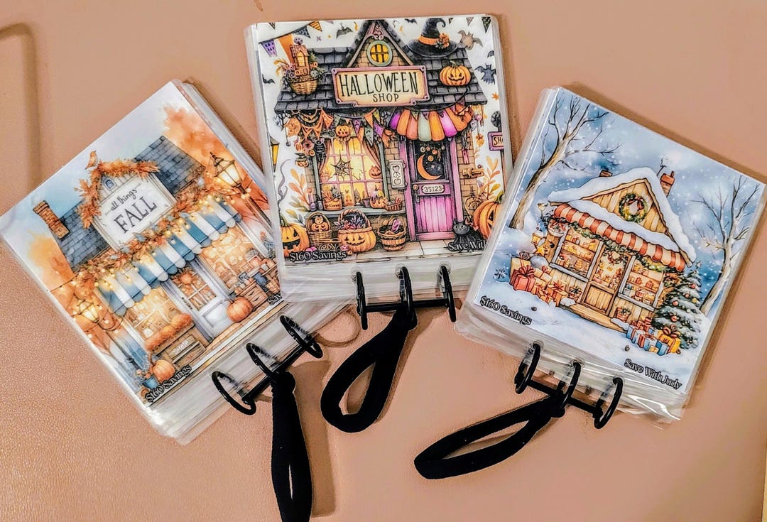 Fall, Halloween, or Christmas Mini Scratch-off Binders - Etsy