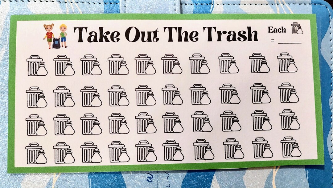 Take Out the Trash Savings Challenge: A6 Budget Binder Insert ...