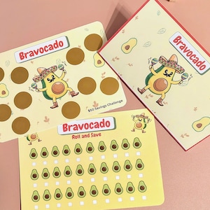 Bravocado Scratch-off and Roll and Save Savings Challenges | 5X7 | 1 ...