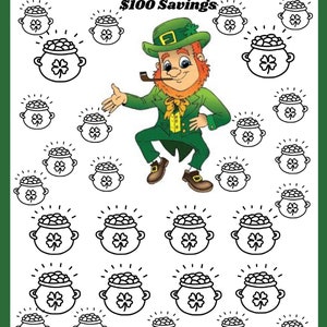 Save the Gold! St. Patrick's Day Savings Challenge With Envelope ...