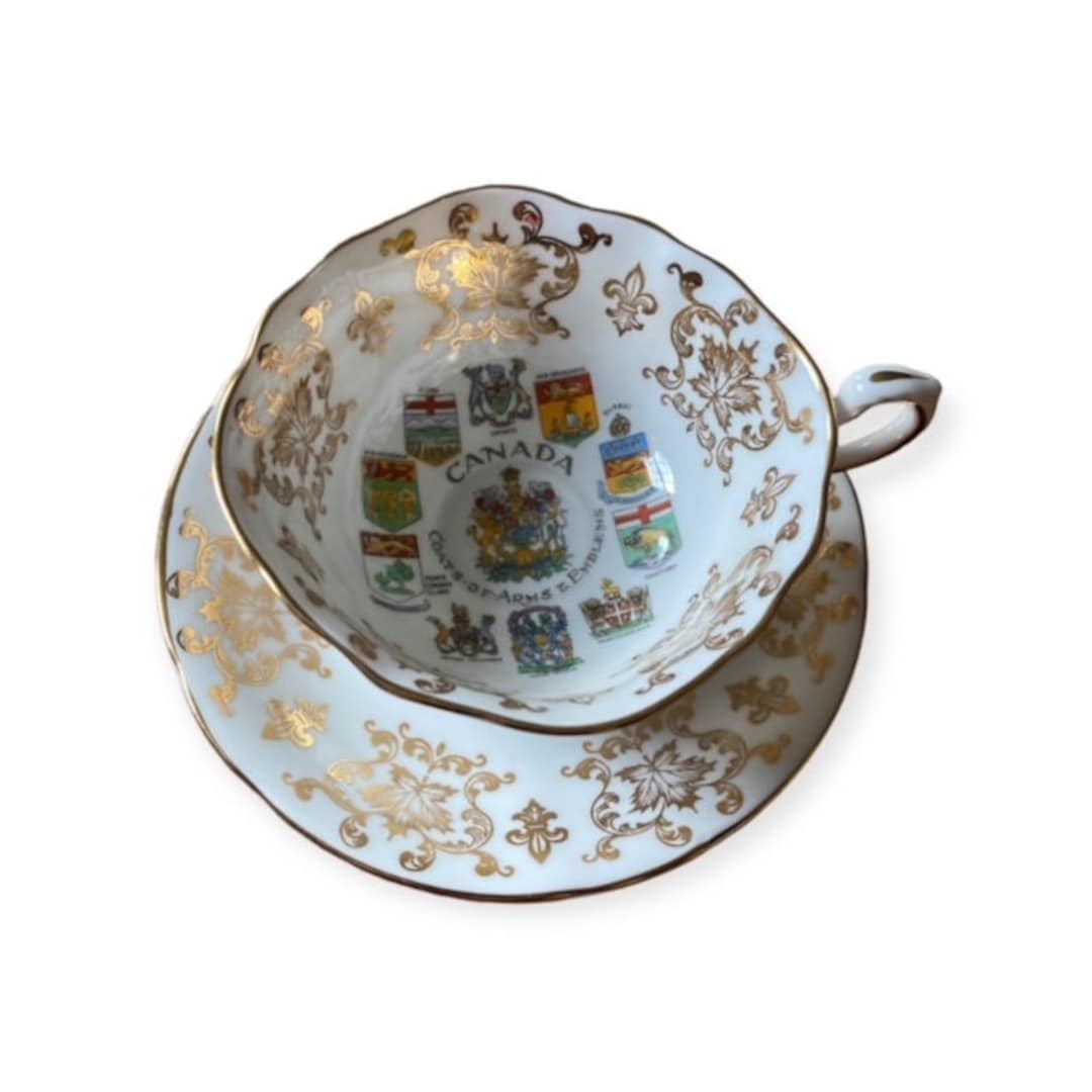PARAGON , Coat of Arms ,emblems , Tea Cup , Saucer , Bone China ...