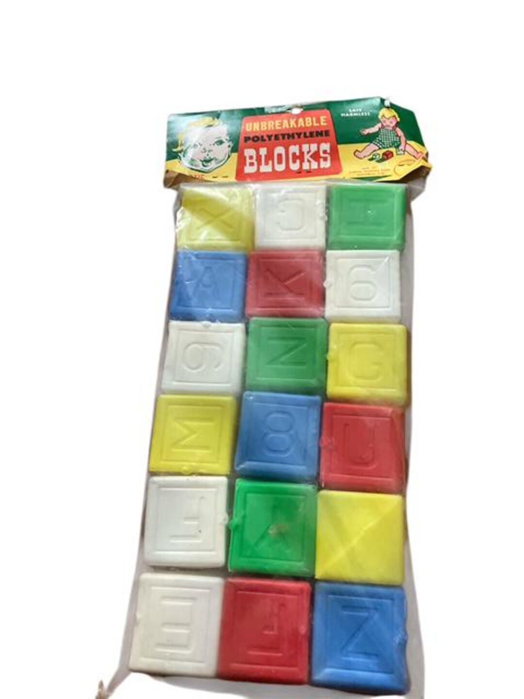 1950s , Plastic Blocks , Preschool Blocks, Baby Blocks , Baby Toy ...