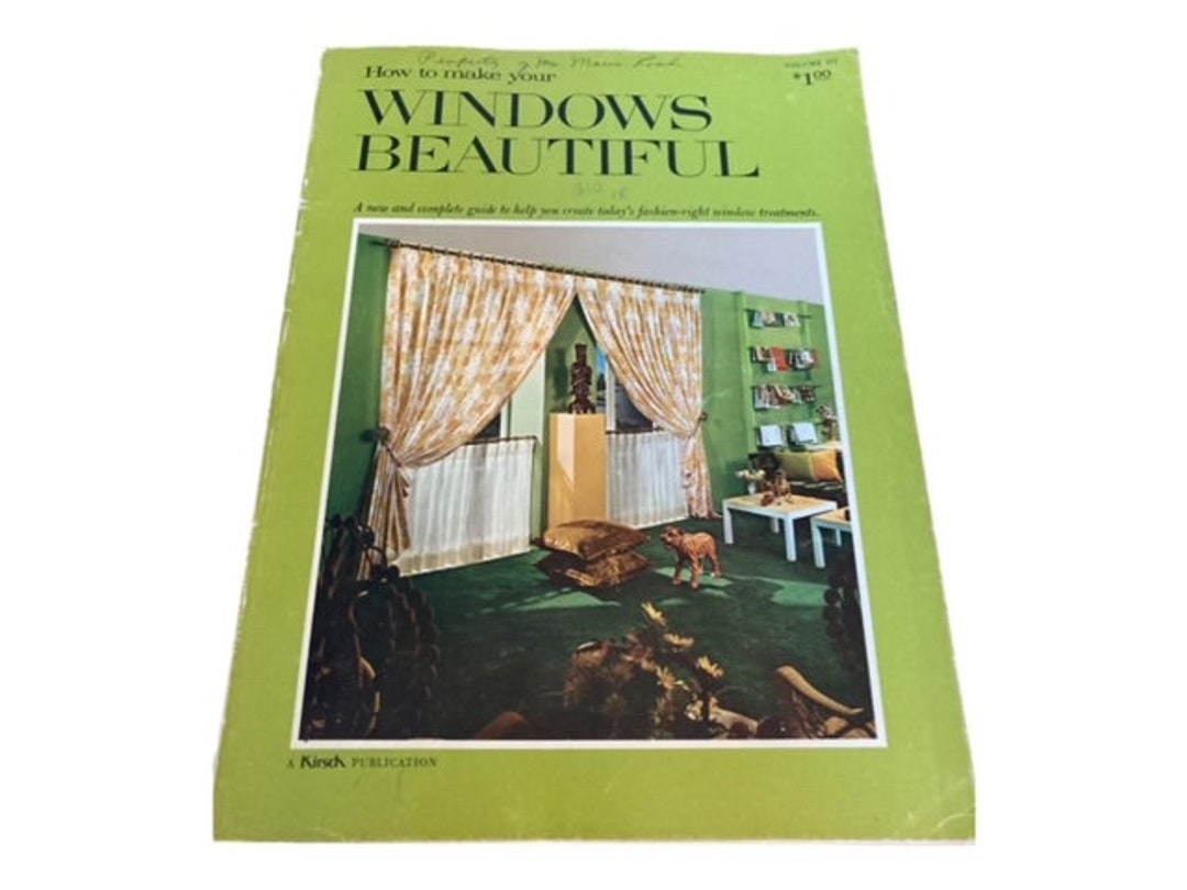 1960s 1970s MCM Retro Windows Beautiful Decor Magazine Kirsch of Canada ...