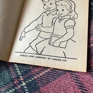Samuel Lowe Co Vintage Coloring Book Alphabet Numbers Back to School ...