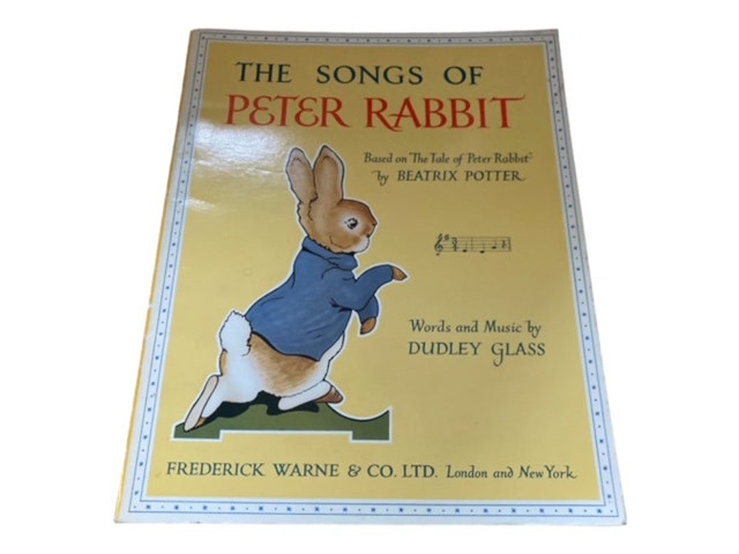 The Songs of Peter Rabbit , Song Book , F Warne and CO , Beatrix Potter ...