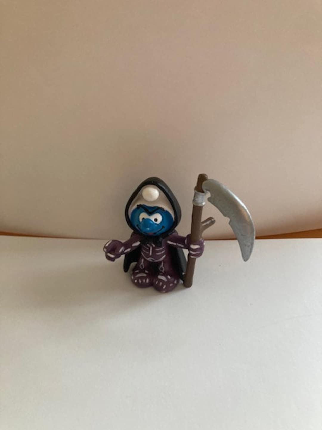 Smurf, 20545, Halloween ,grim Reaper, Smurf Figure ,GERMANY ,vintage ...