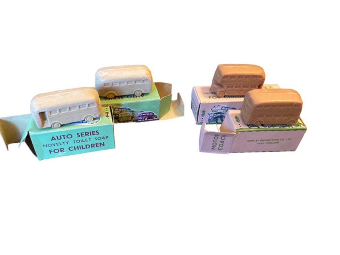 Novelty Soaps , Vintage , Motor Coaches , Buses , Toilet Soap Childrens ...