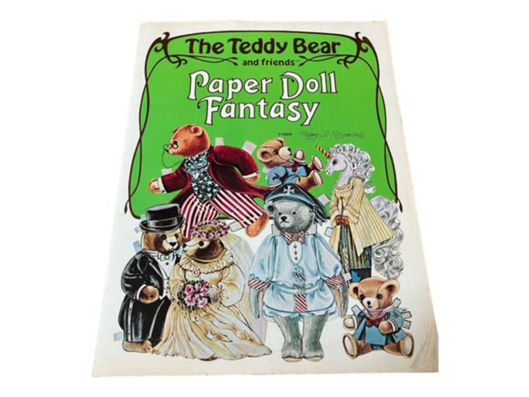 1984, Hobby House , Paper Doll Fantasy ,THE TEDDY BEAR, Paper Doll ...