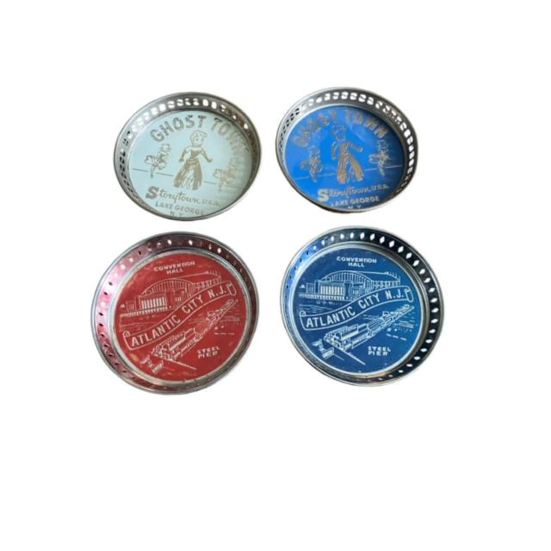 Kitsch , Travel Collectible , Novelty Coasters , 1970s , Ghost Town ...