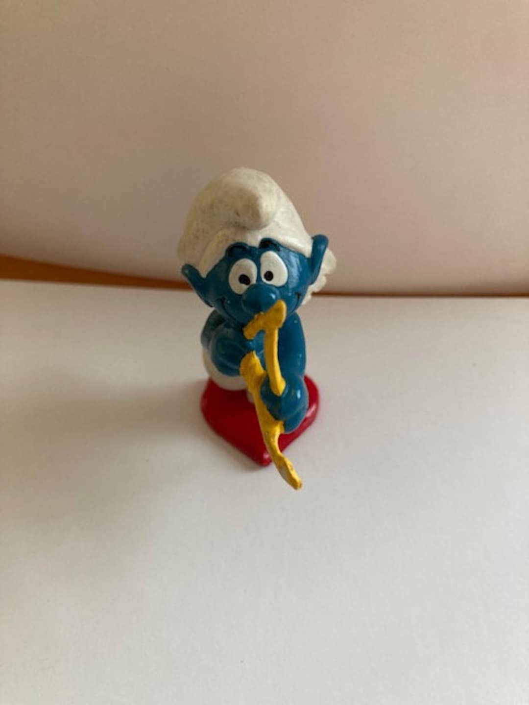 Vintage ,cupid Smurf, 2 Inch , Figure ,1980, Figurine ,20111 ,peyo ,PVC ...