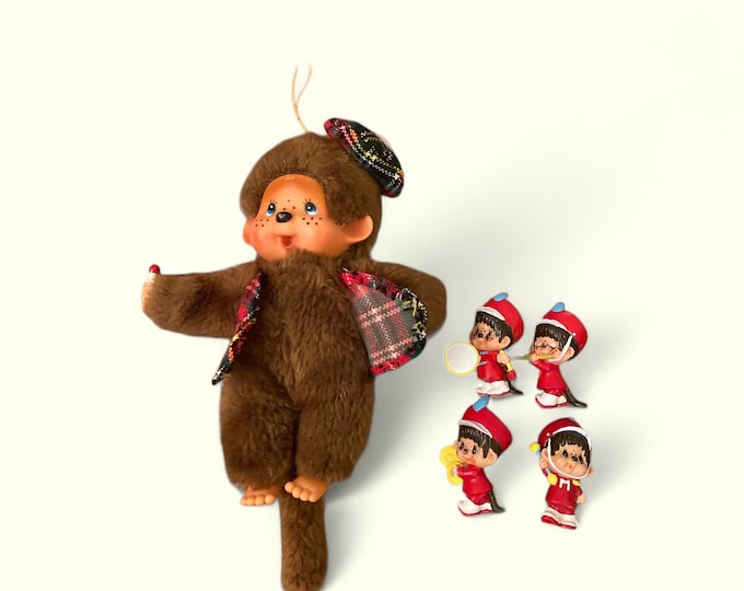 1970s , Monchichi Monkey , Monchichi PVC Fingurines , Monchichi Furry ...