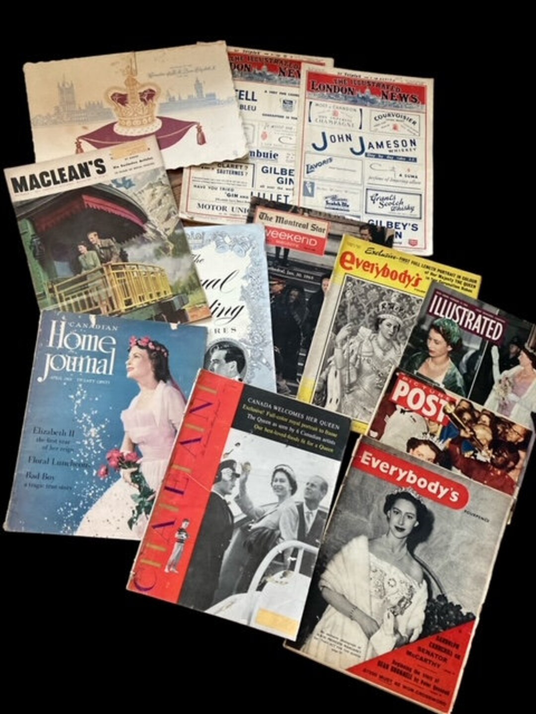 Vintage , Royal Family , Magazines , Placemats , Queen Elizabeth II ...