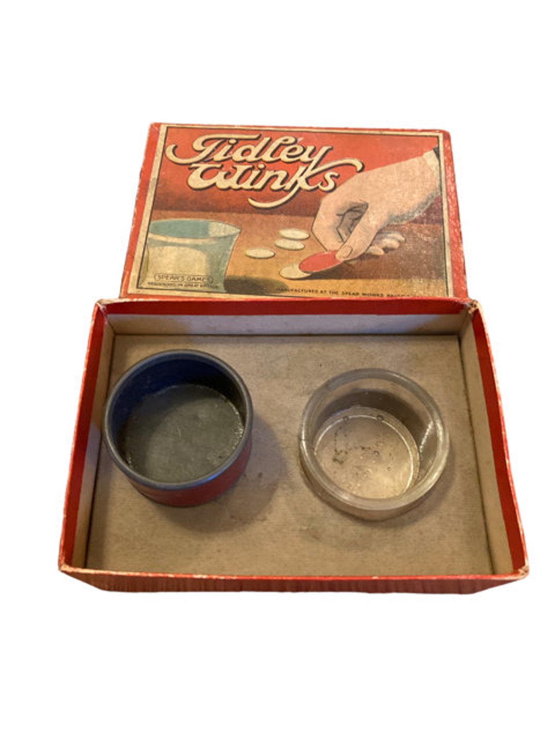 Antique Spears Game , Tiddly Winks Game , England ,spears Mfg , Childs ...